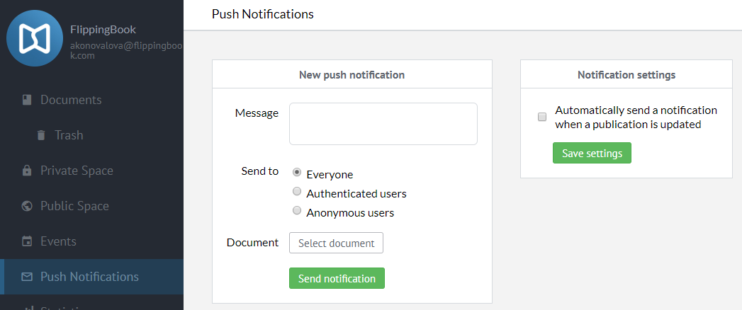 Push notifications | Salespal
